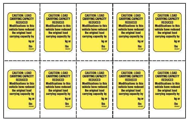 FD-317: Cargo carrying capacity reduced. Laser imprintable. Pack of 50 ...